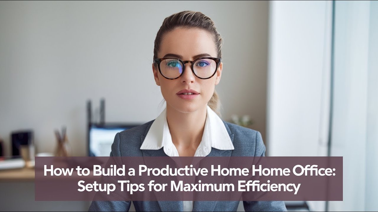 How to Build a Productive Home Office: Setup Tips for Maximum ...
