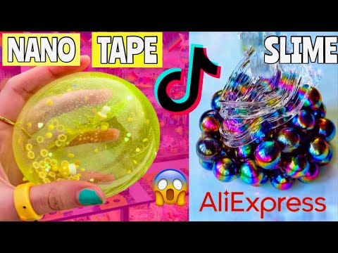 Testing VIRAL NANO TAPE, SLIME & TIKTOK HACKS + PRODUCTS from AliExpress! 😱🫧🤨 *highly satisfying*
