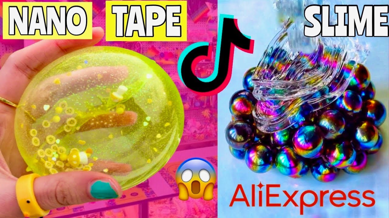 Testing VIRAL NANO TAPE, SLIME & TIKTOK HACKS + PRODUCTS from ...