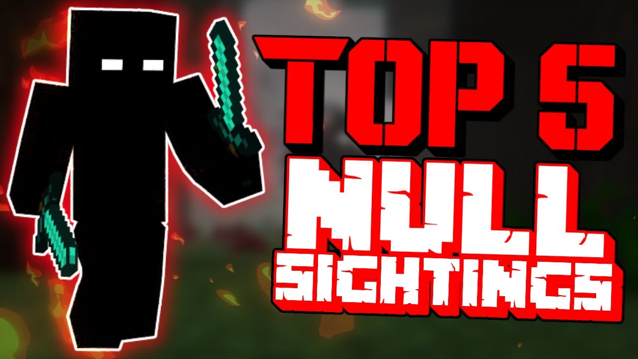 Top 5 Scariest NULL SIGHTINGS in Minecraft || Explained in HINDI ...