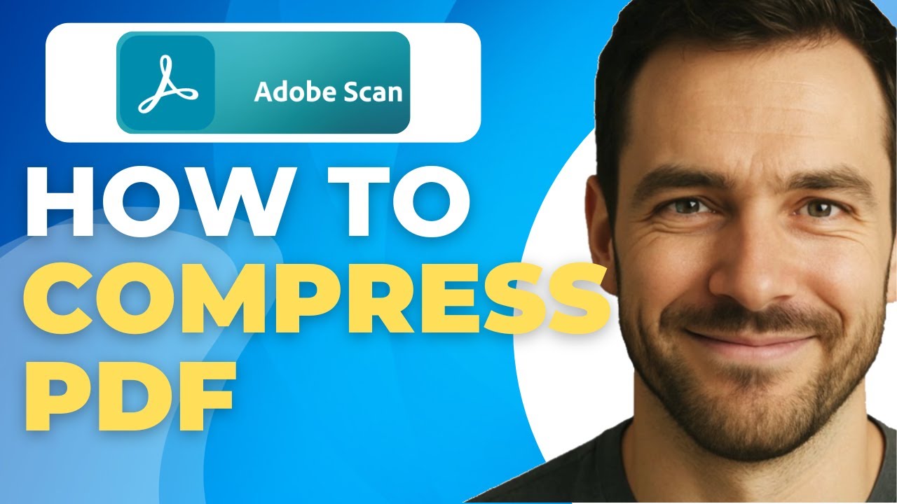 How To Compress A Pdf In Adobe Scan - YouTube