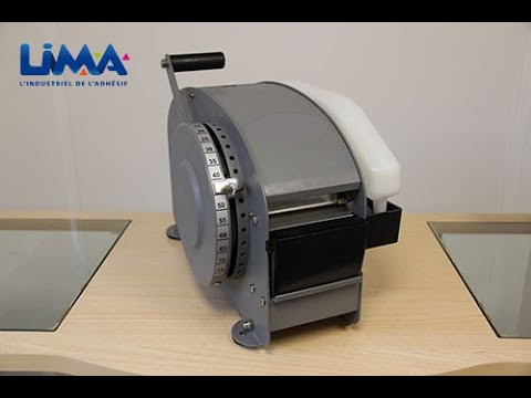 Dévidoir humecteur pour la bande gommée semi-automatique - YouTube