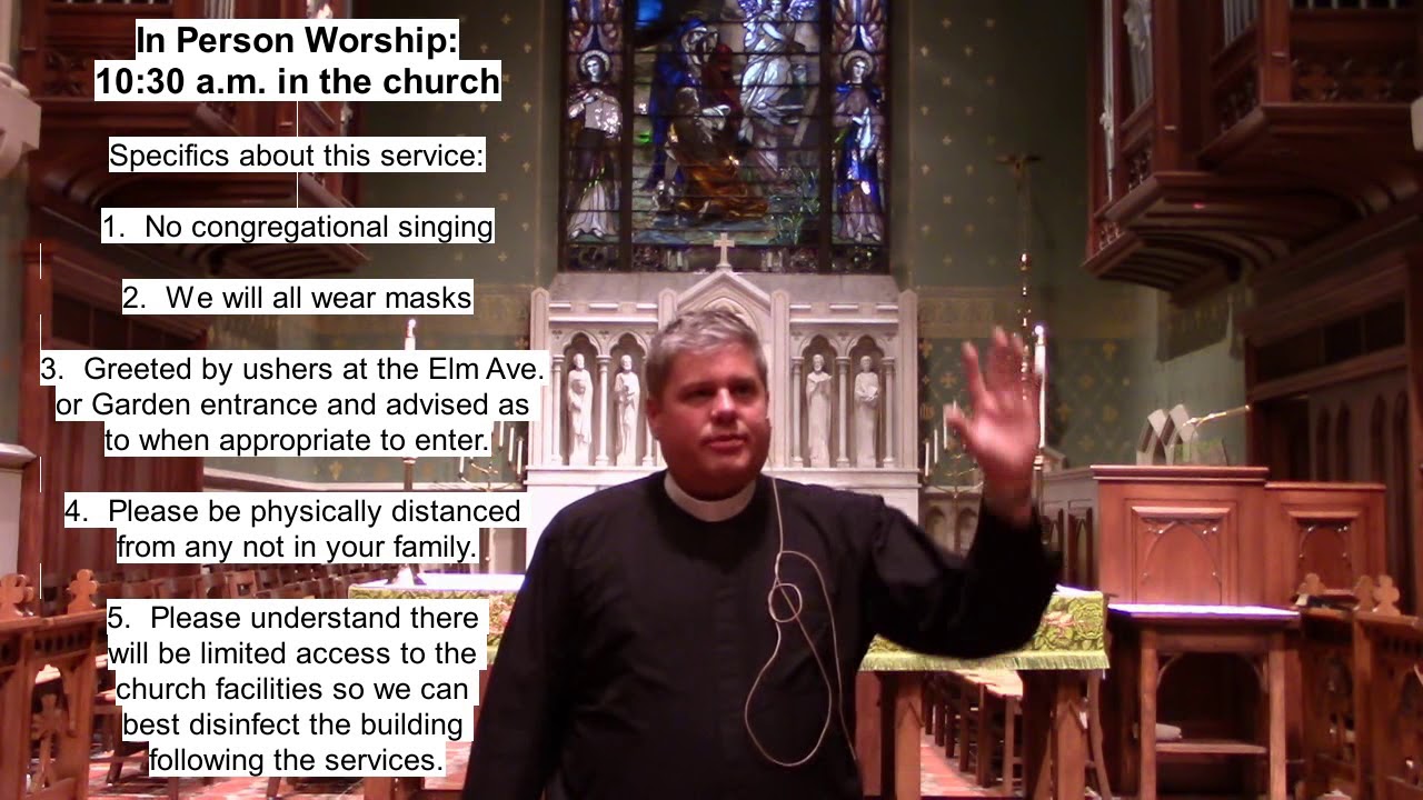 The Rev. Eric Long, Regathering for Worship at St. John’s - YouTube