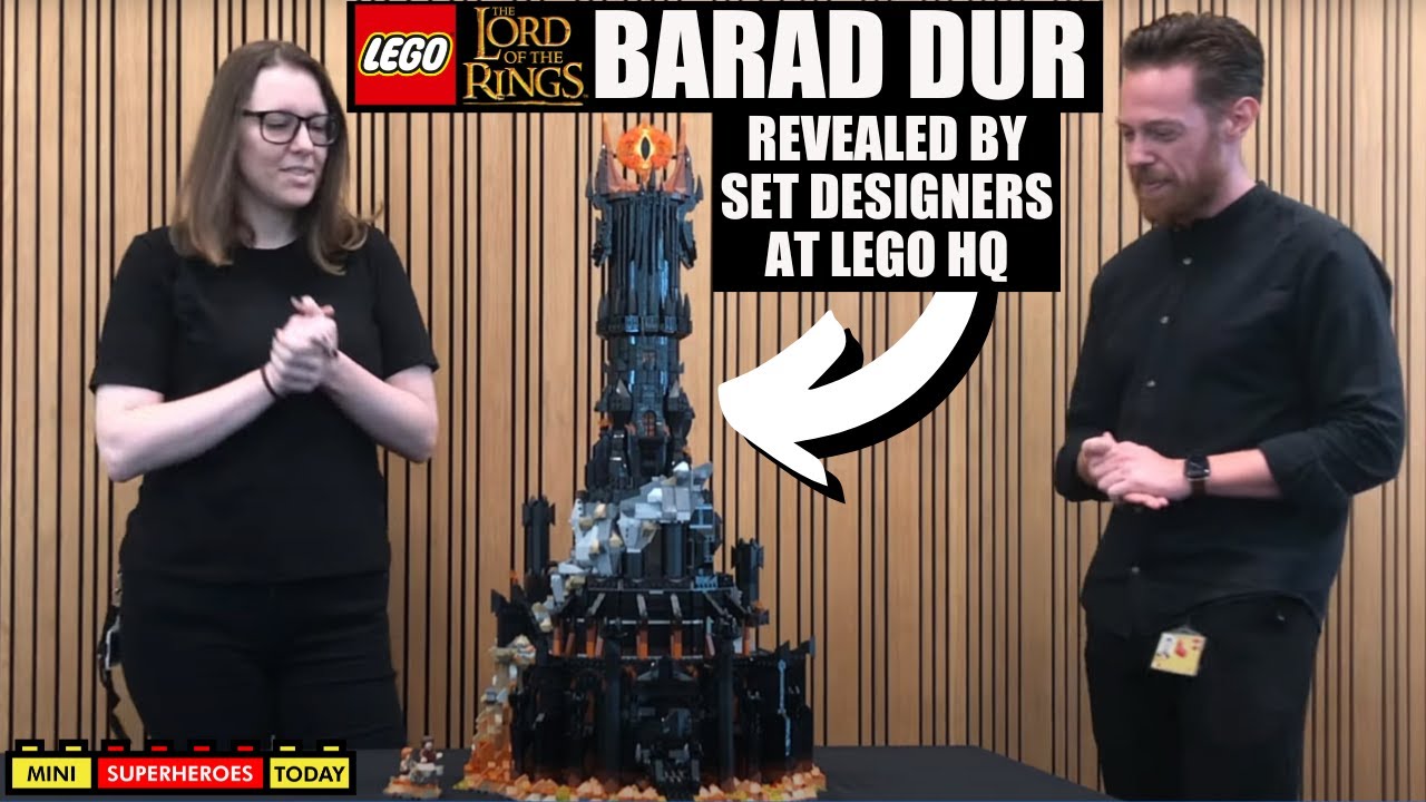 FIRST LOOK: LEGO Lord of the Rings BARAD DUR REVEAL by Set Designers at ...