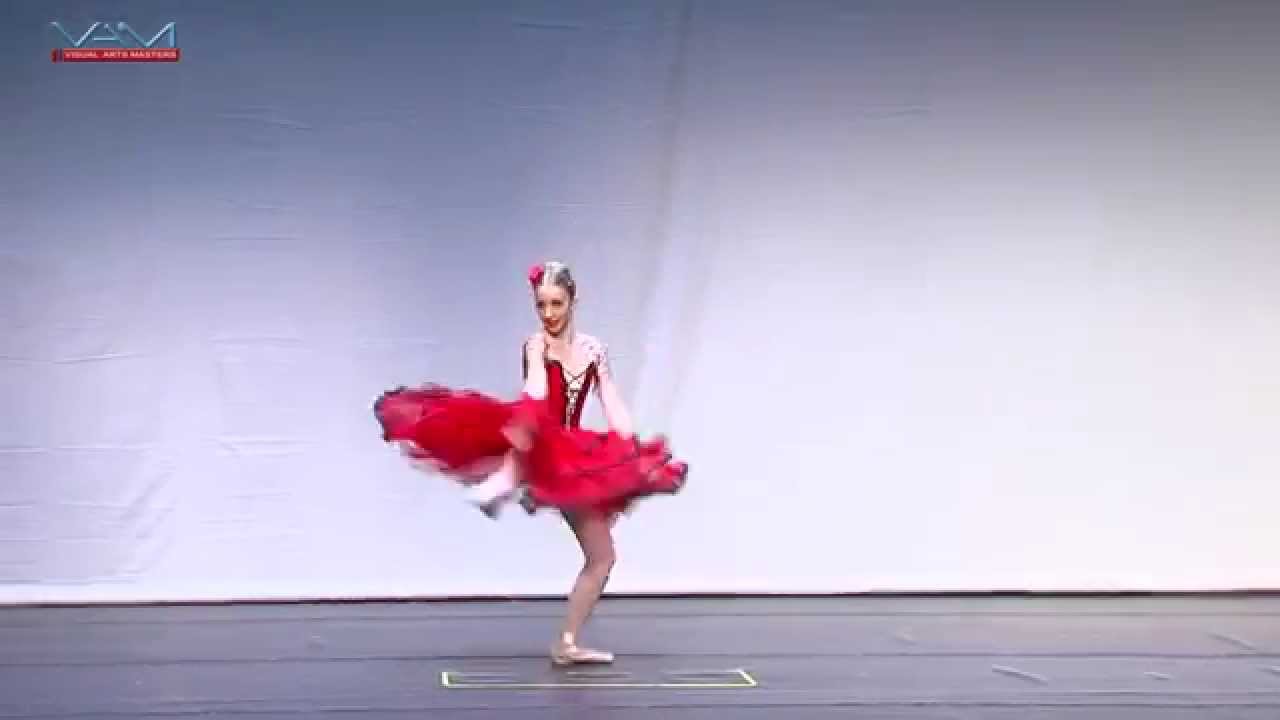 Anna Bassett Kitri Variation YAGP 2015 - YouTube