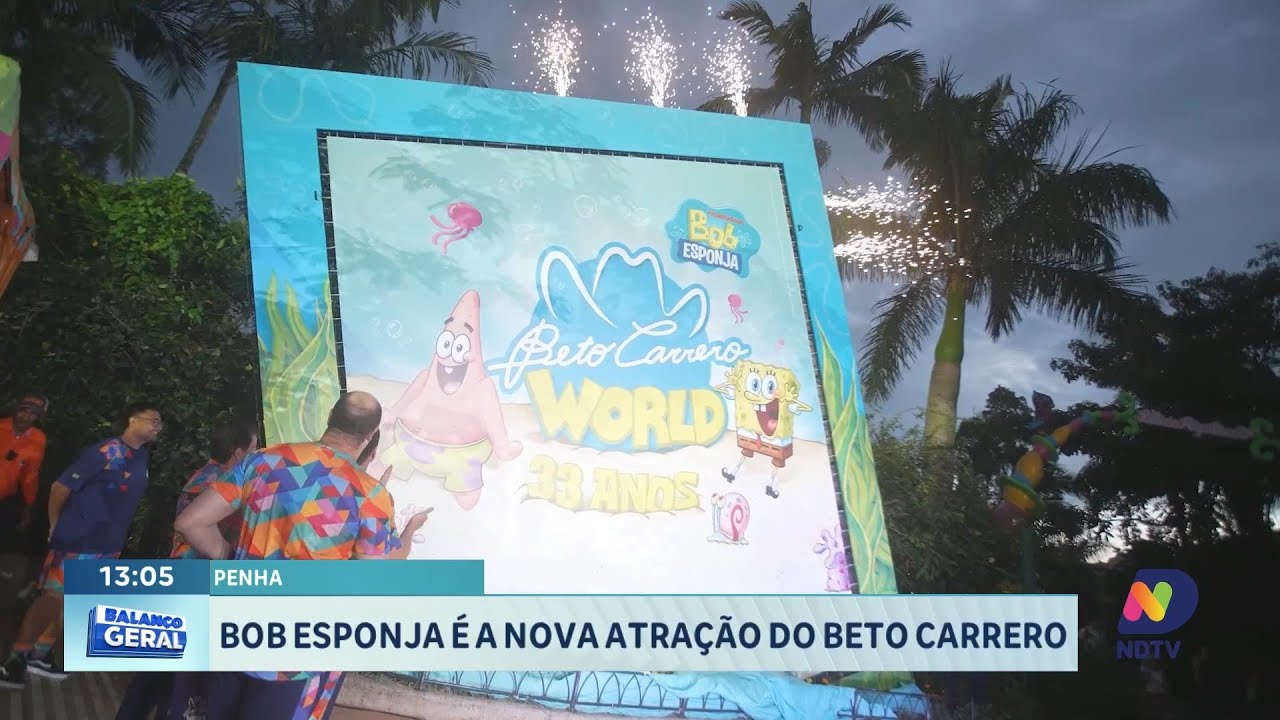 Novidade no Beto Carrero: diversão com a turma do Bob Esponja - YouTube