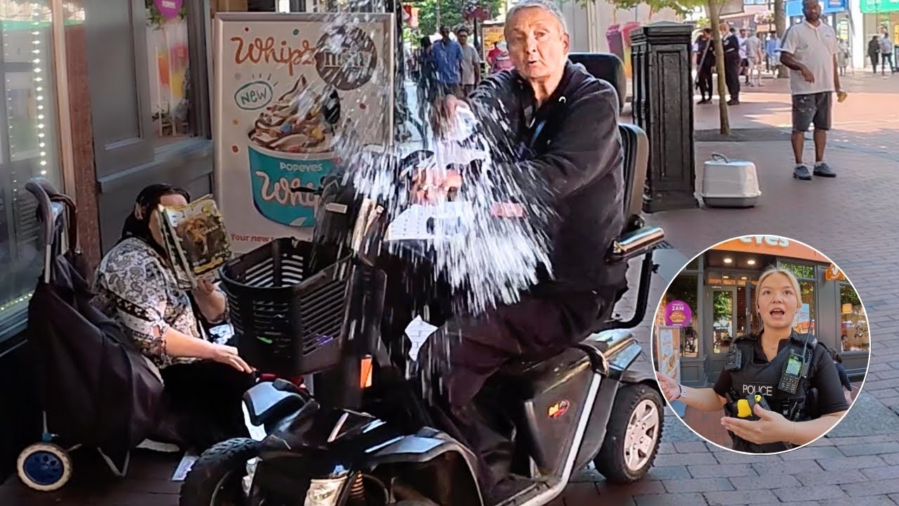 BIG ISSUE - Crazy Old Hag ATTACKS 🤬 - YouTube