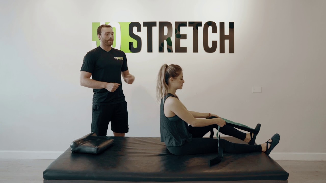 Single Leg Hamstring Stretch - YouTube