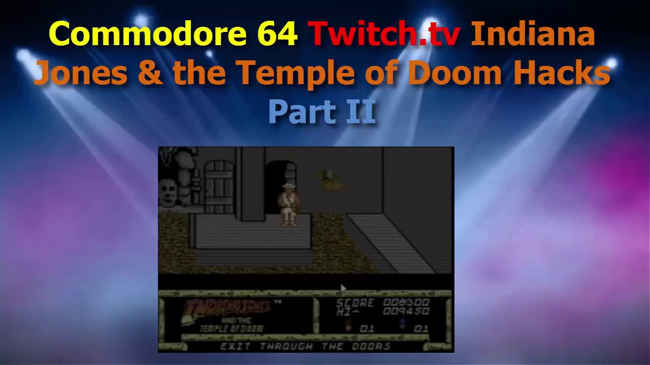 C64 Indiana Jones Game Hack Part 2 - YouTube