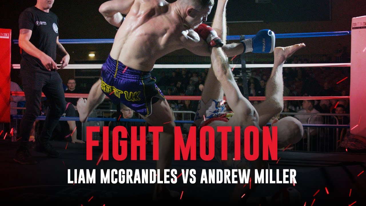 Fight Motion: Liam McGrandles vs Andrew Miller | Slow Motion Fight ...