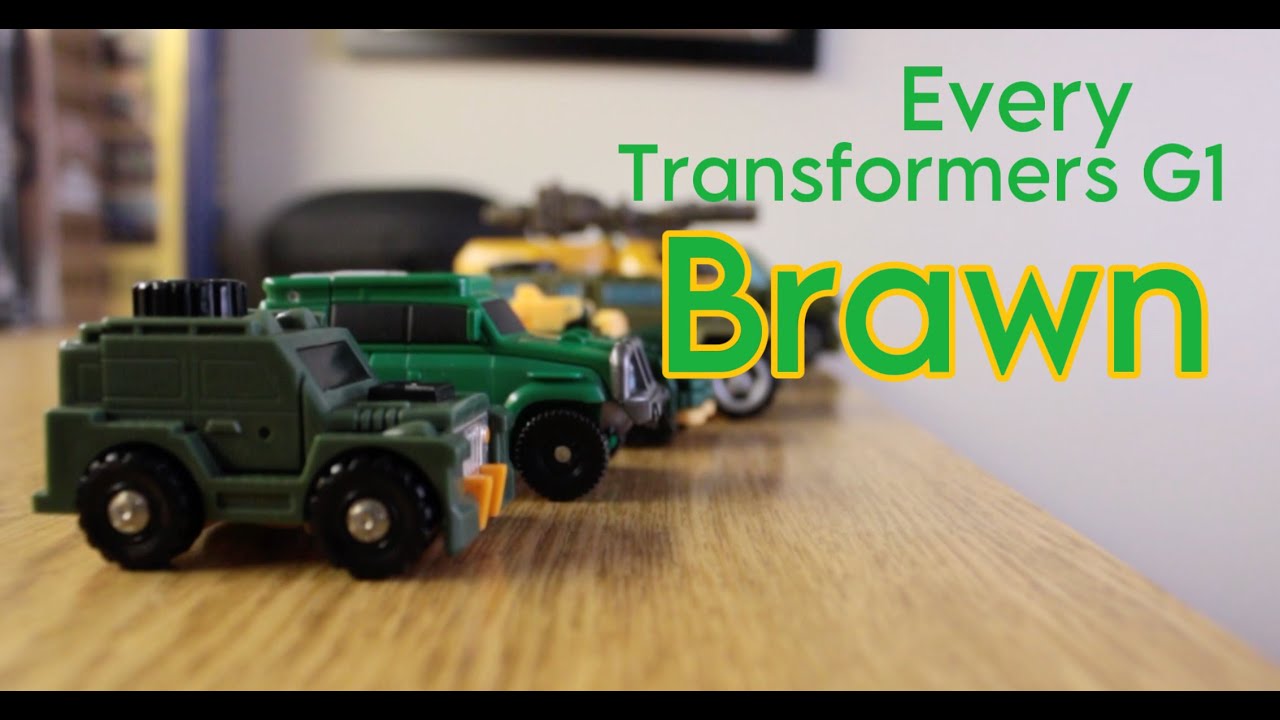 Every Transformers G1 Brawn Toy Reviewed and Ranked | A Different Video ...