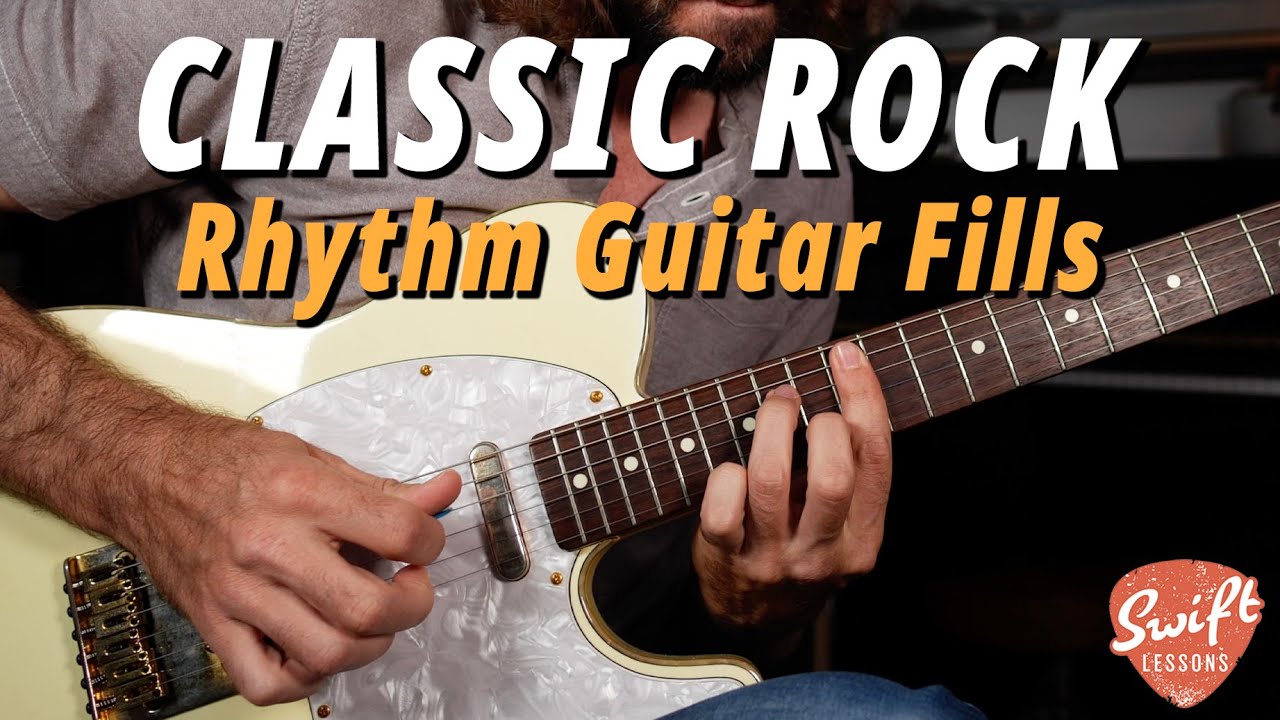 Rhythm Guitar Fills All the Pros Use - Classic Rock Vibes! - YouTube