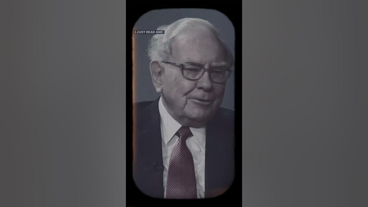 Warren Buffett On Reading Habit Warrenbuffet Reading Youtube