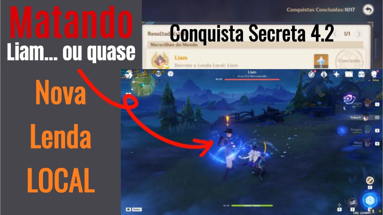 Matando a Nova Lenda Local (LIAM) - Genshin Impact 4.2 - YouTube
