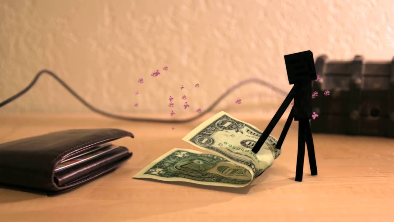 'Wallet' Minecraft Animation | Эндермен и кошелёк - YouTube