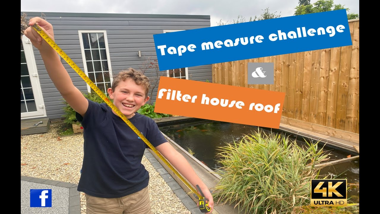 Pond water volume calculation & Filter roof finally completed ...