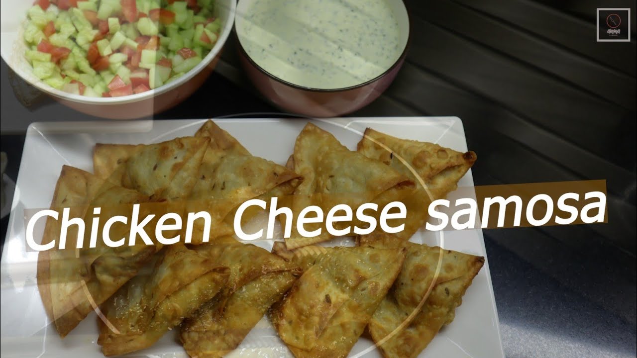 Chicken cheese samosa | AKR | Asmr Style - YouTube