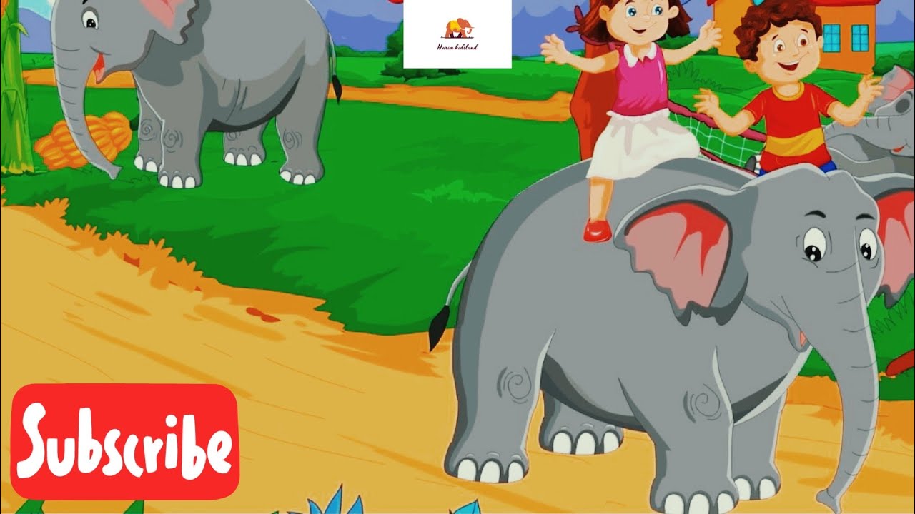 Hathi Raja Kahan Chale | Urdu Nursery Rhymes | Kids Song | Harim ...