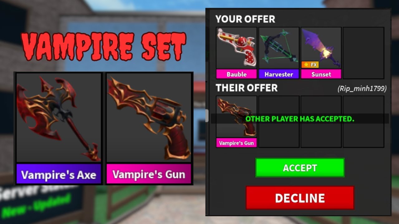 INSANE WIN ON VAMPIRE SET GODLY IN ROBLOX MM2! (ROAD TO GINGERSCOPE ...
