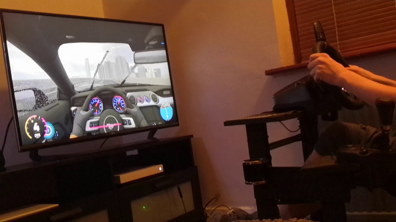 Logitech gearstick mod using aftermarket gearknob - YouTube