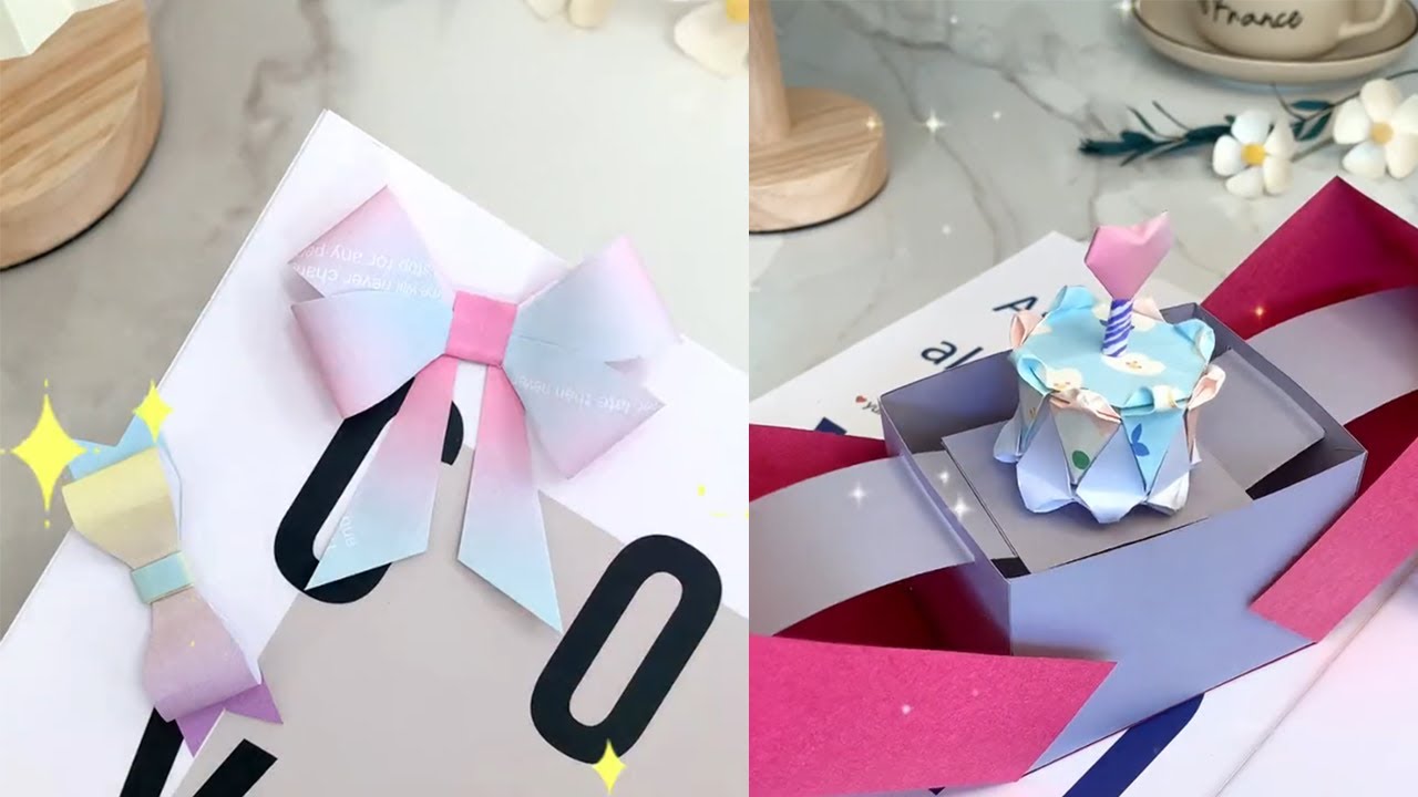 可愛的蝴蝶結小手作#diy #handmade #craft #玩具 #paper - YouTube