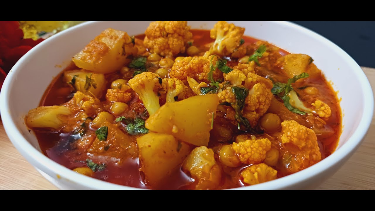 10 Min Me Aloo Gobi Ki Sabji Pressure Cooker Me || Gobi Aloo Curry ...