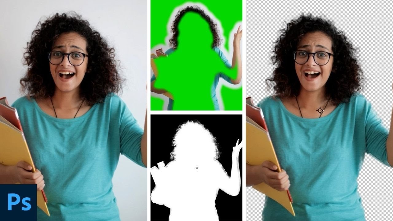 How to Remove Background in Photoshop Using Select and Mask - YouTube