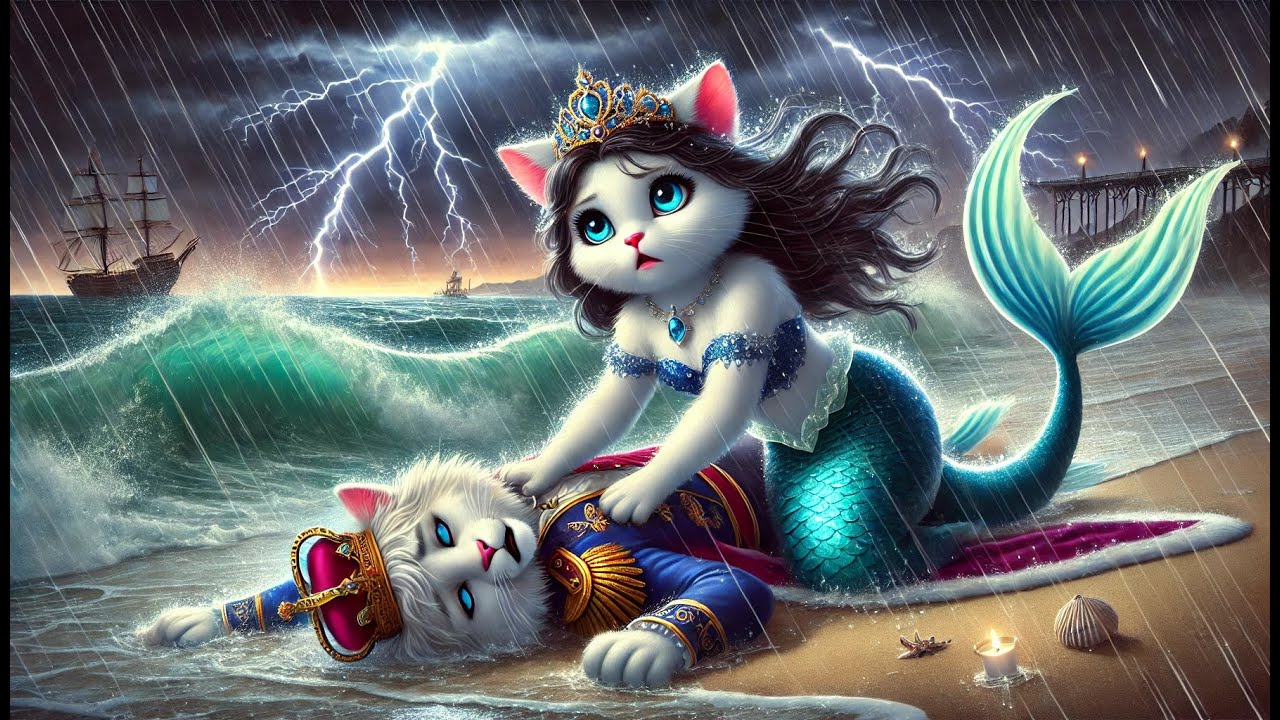 Ari - A little cat mermaid #cat #catvideos #cutecat #catlover # ...