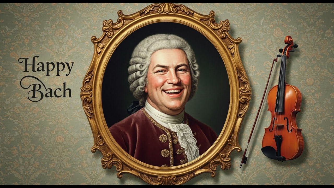 Johann Sebastian Bach Classic tunes that make you happy, can't sit ...