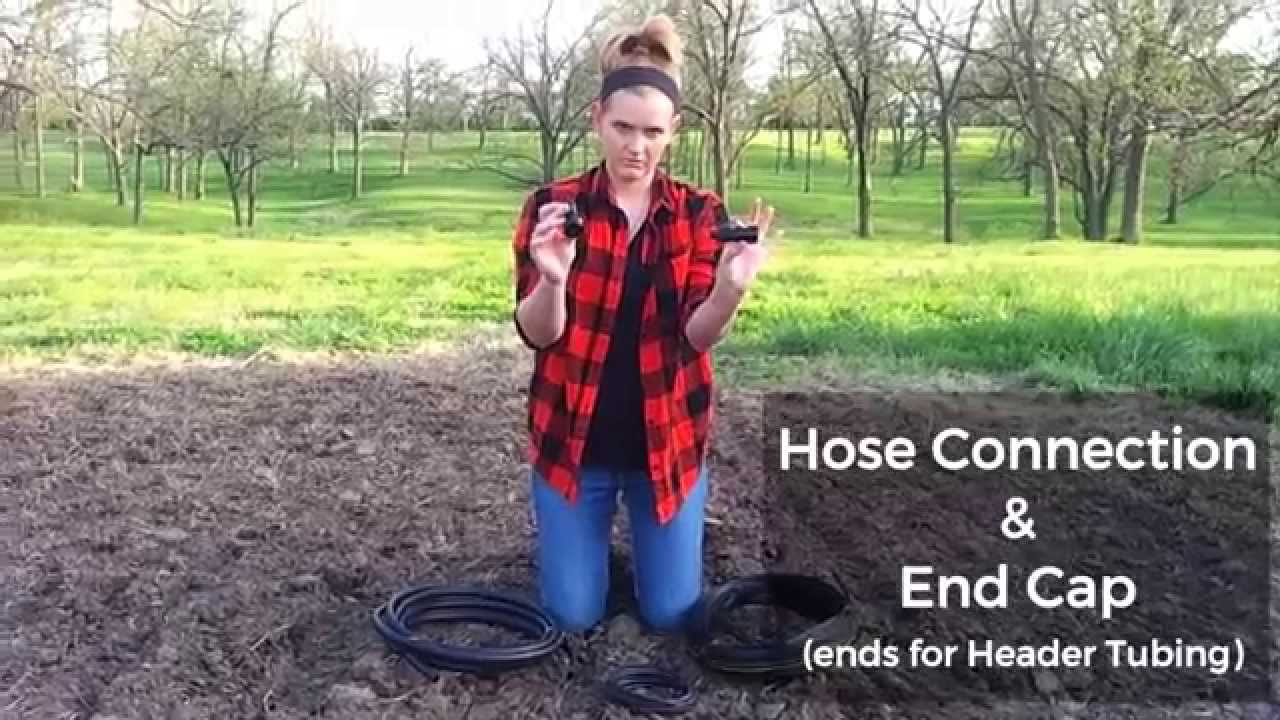 Drip Irrigation: How to Install a DIY Garden Drip System Kit - YouTube