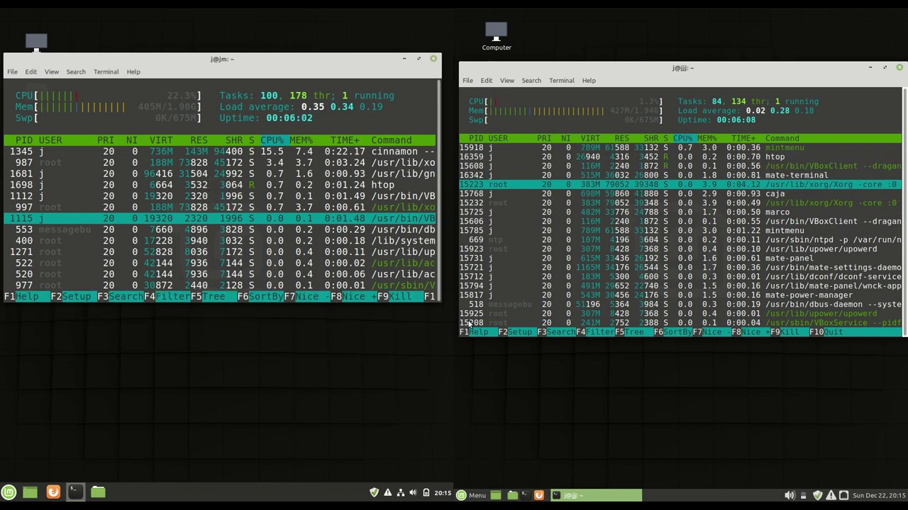 Linux Mint19.3 Cinnamon vs Mate RAM COMPARISON - YouTube