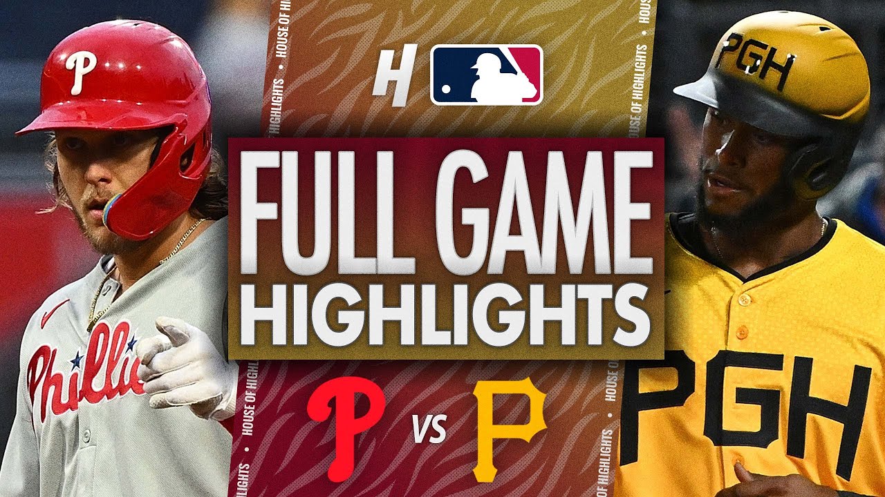 Philadelphia Phillies vs Pittsburgh Pirates - FULL GAME HIGHLIGHTS ...