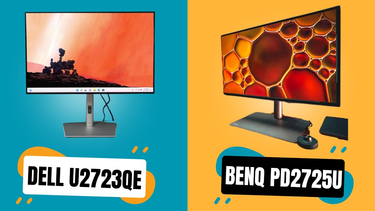 Dell U2723QE vs BenQ PD2725U - Which One Is Better? - YouTube