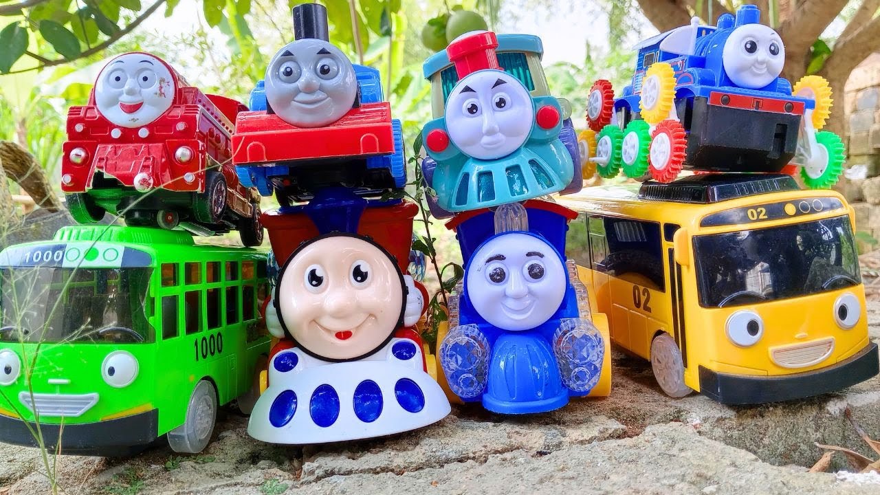 Bertemu Teman Baru Kereta Thomas | Happy Trains | Kereta Ngebut - YouTube