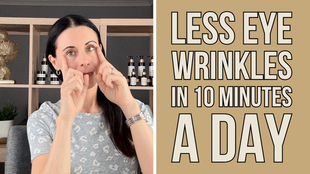 Less Eye Wrinkles In 10 Minutes A Day With These Facial Exercises - YouTube