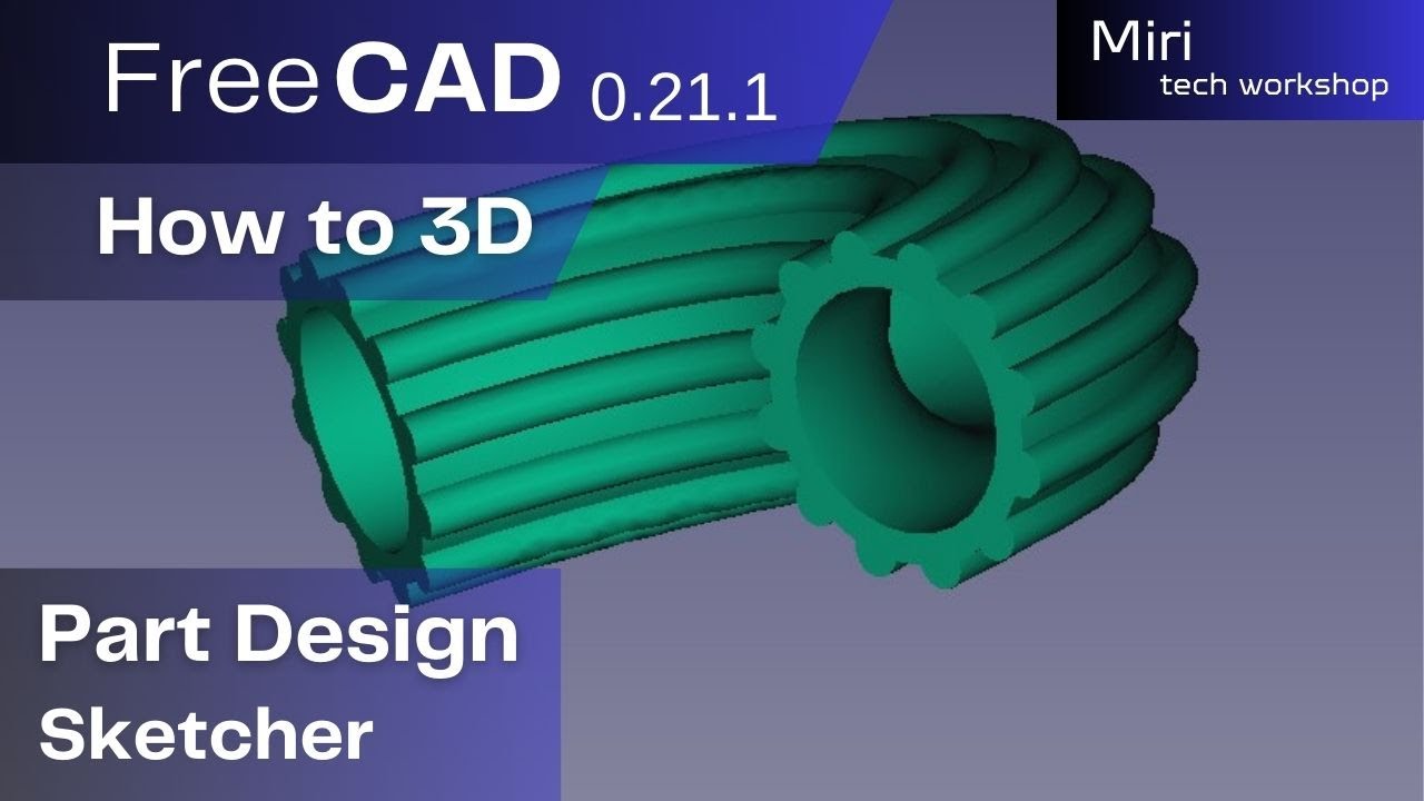 FreeCAD version 0 21 1 part #46 2024 How to 3D - YouTube