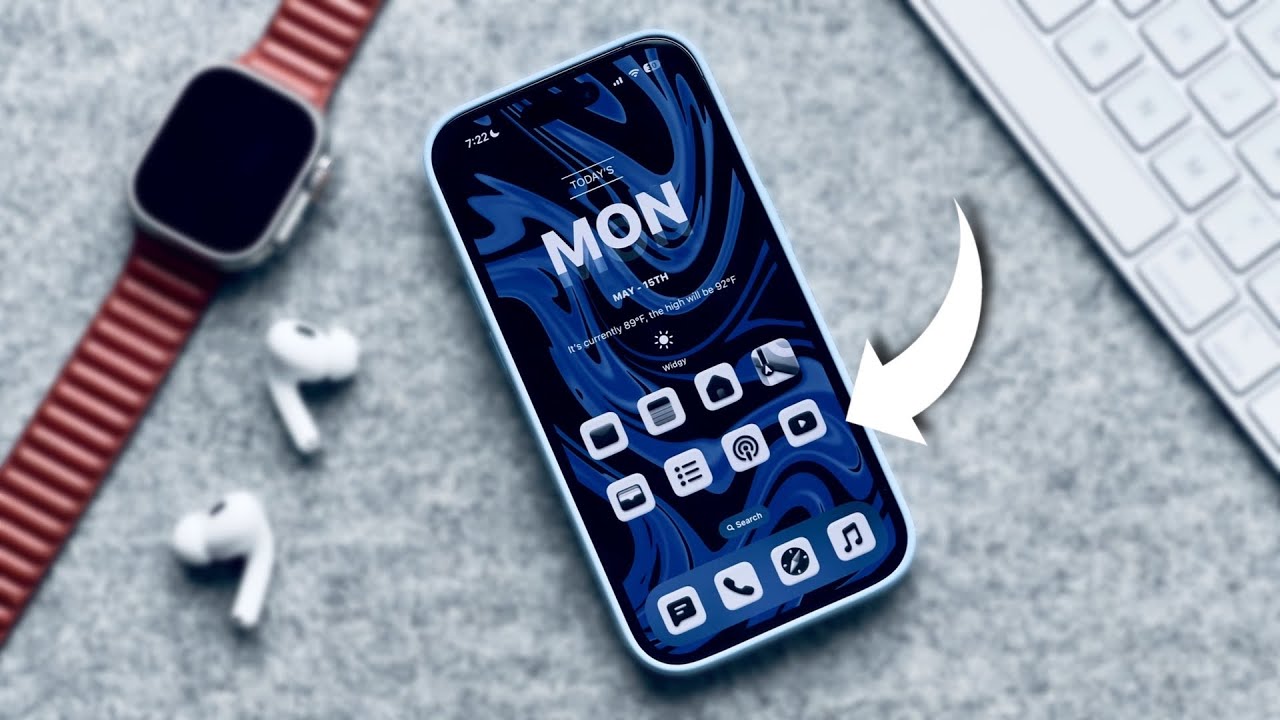 Ultra Clean iOS Setup for iPhone | Custom Widgets & Icons for iOS Home ...