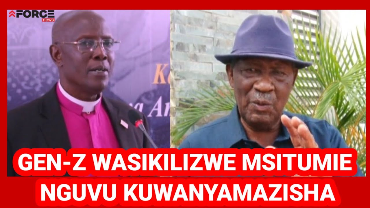 MZEE BUTIKU, ASKOFU KISARE WAWASHA MOTO, "GEN-Z WASINYAMAZISHWE ...