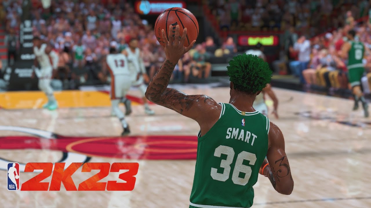 Baseball pass by Marcus Smart! Tatum AND-1 | NBA 2K23 Spotlight Moments ...