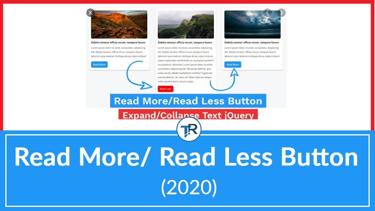 Read More And Read Less Button 2020 Youtube