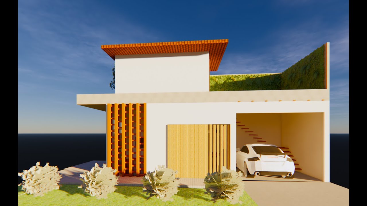 Beach House | Simple House for 40msq | Vacation House - YouTube