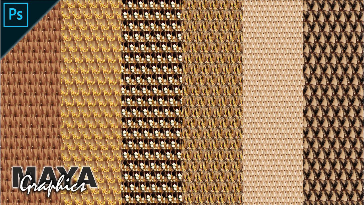 Pattern designing in photoshop | Texture designing in photoshop | Easy ...