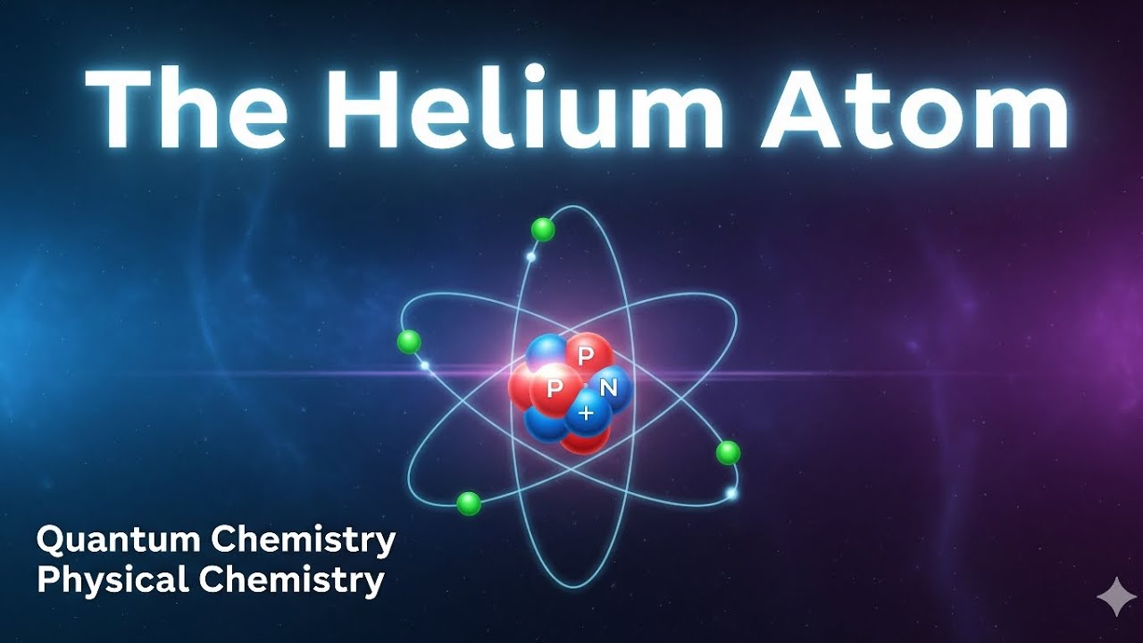 The Helium Atom in Quantum Chemistry | MSc Chemistry Notes - YouTube