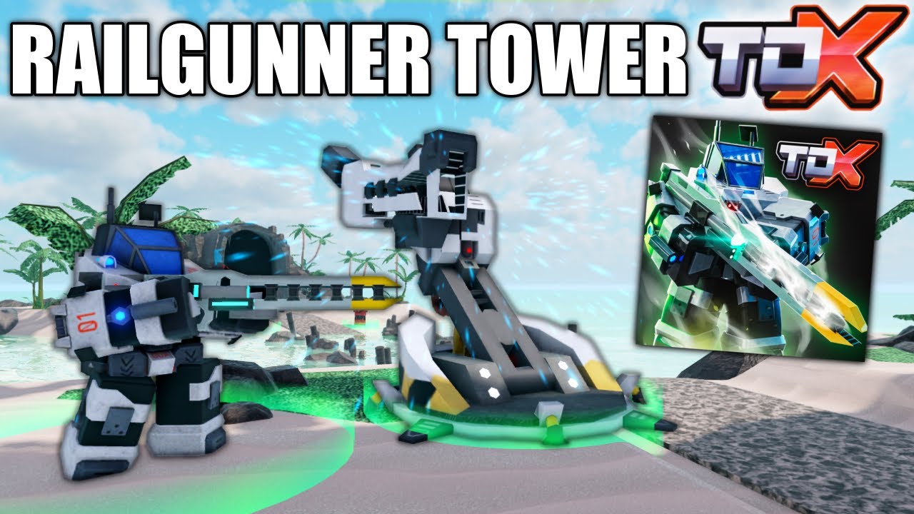 TDX RAILGUNNER Tower Review… | ROBLOX - YouTube