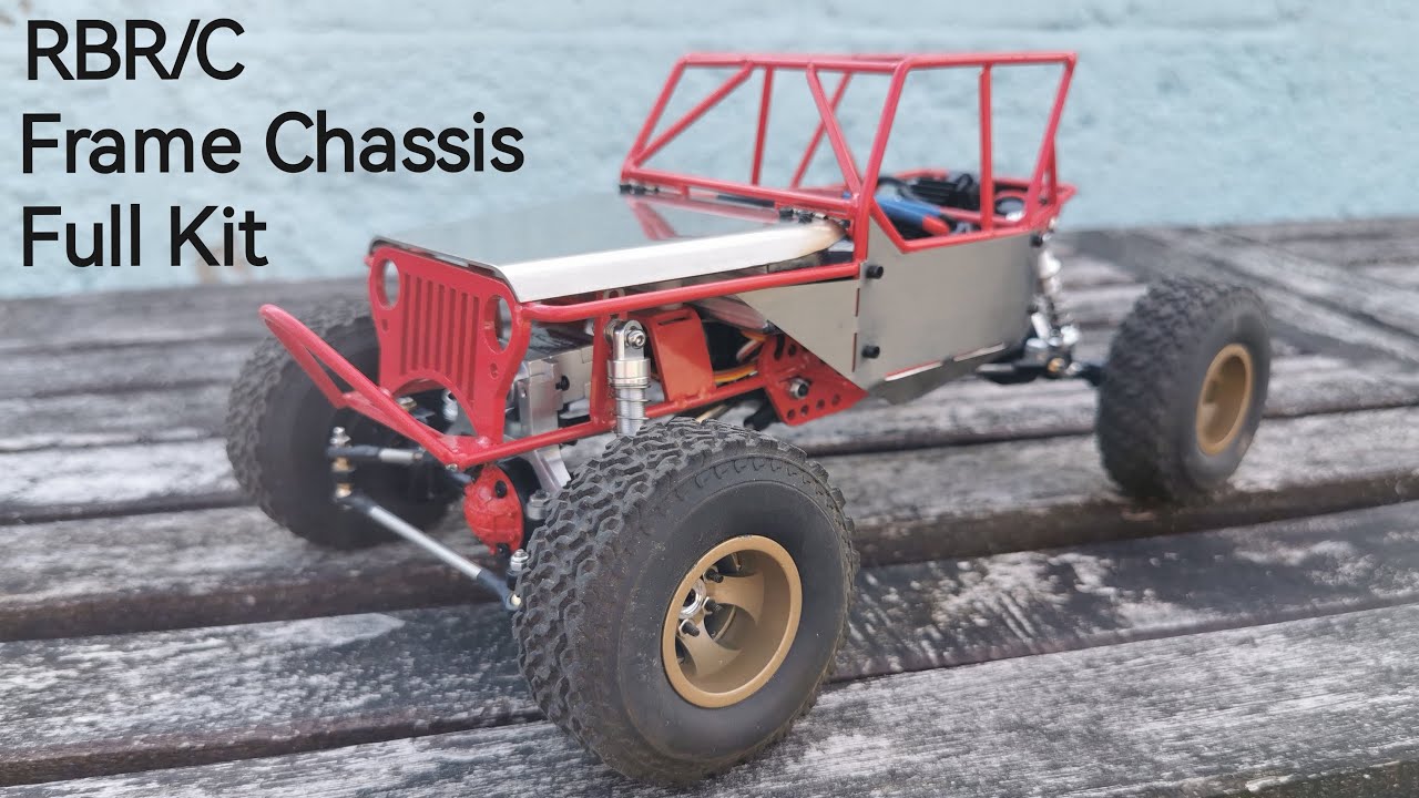 RBR/C Frame Chassis - Full Kit with Custom Wheels & WPL tyres 1/14 1/16 ...