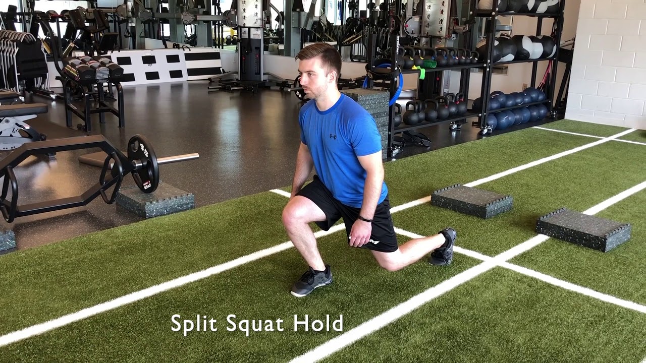 Split Squat Hold - YouTube