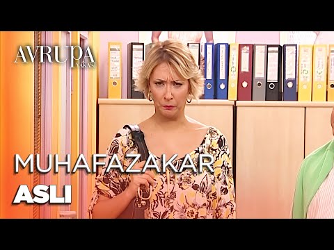 Aslı, ciddi, ağır başlı olmaya çalışıyor - Avrupa Yakası