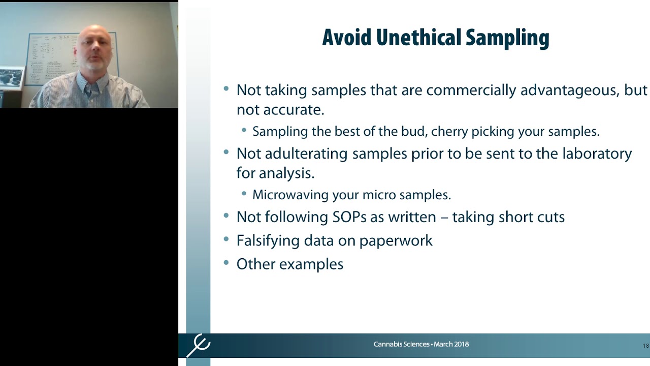 Sampling for Cannabis Testing - YouTube