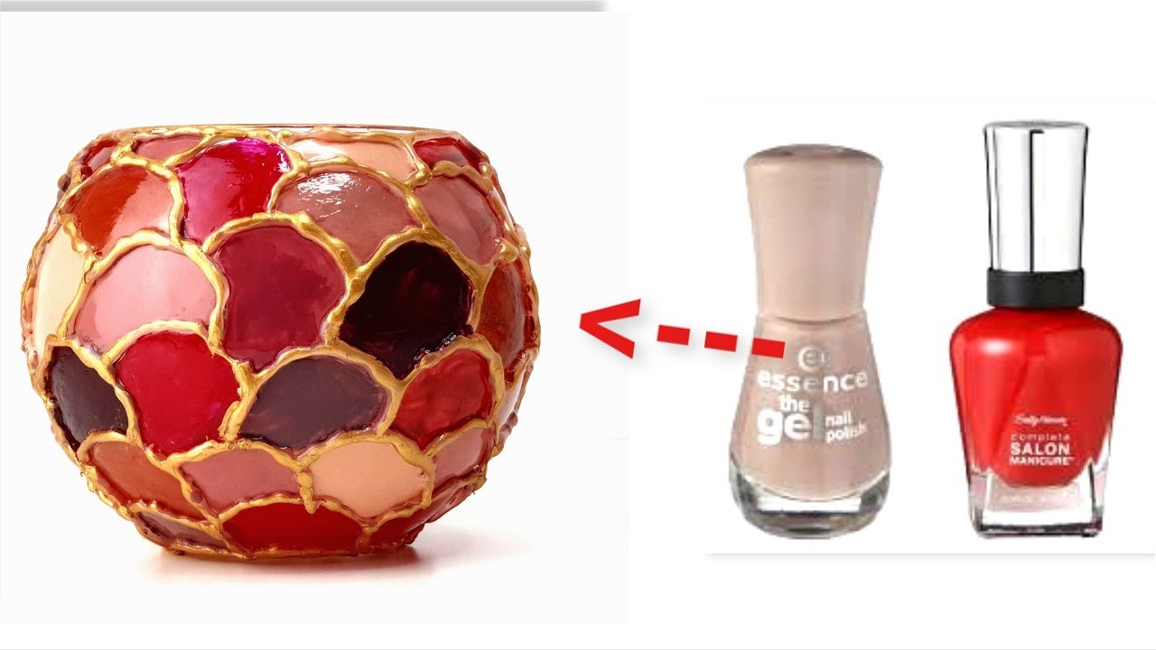 Amazing idea with nail polish/Diy crafts - YouTube