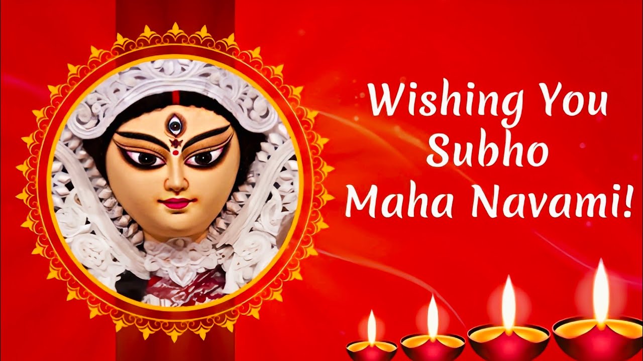 Subho Maha Navami Whatsapp Status Video 2022 | Durga Navami Status 4K ...